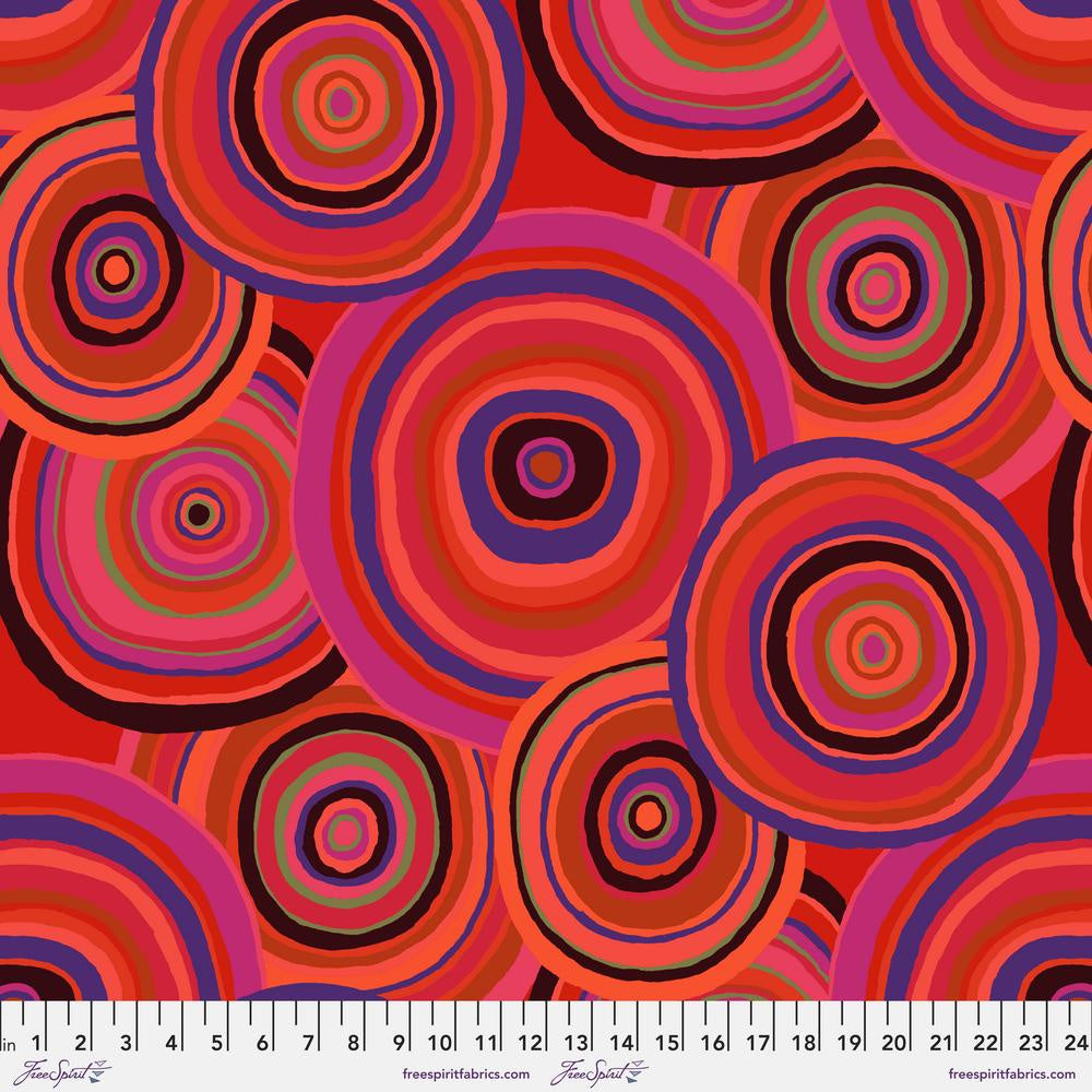 Kaffe: 85 & Fabulous, Targets in Red by Kaffe Fassett for Free Spirit – SewitUp