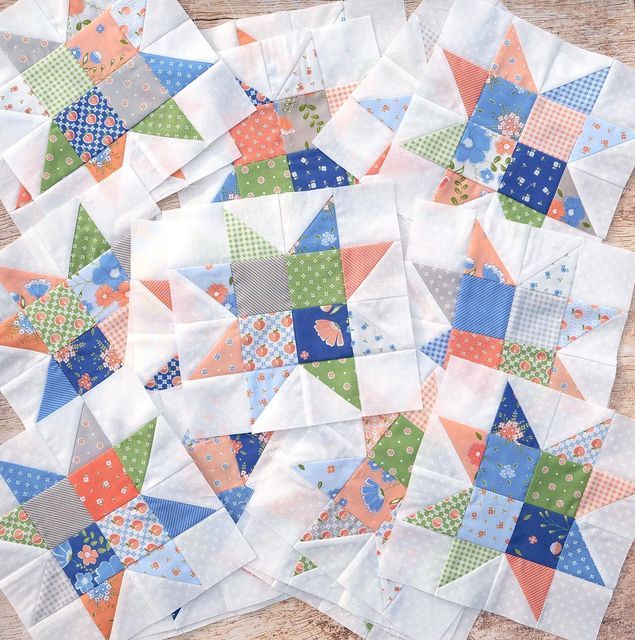 Scrap Basket Stars Quilt Pattern by Corey Yoder – SewitUp