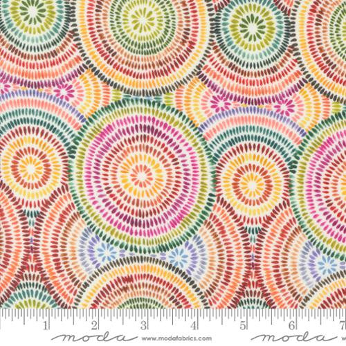 Floribunda, Groove Thang in Rainbow by Laura Muir for Moda Fabrics ...