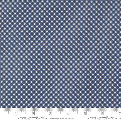 Raspberry Summer, Gingham in Blueberry by Sherri & Chelsi for Moda Fab ...