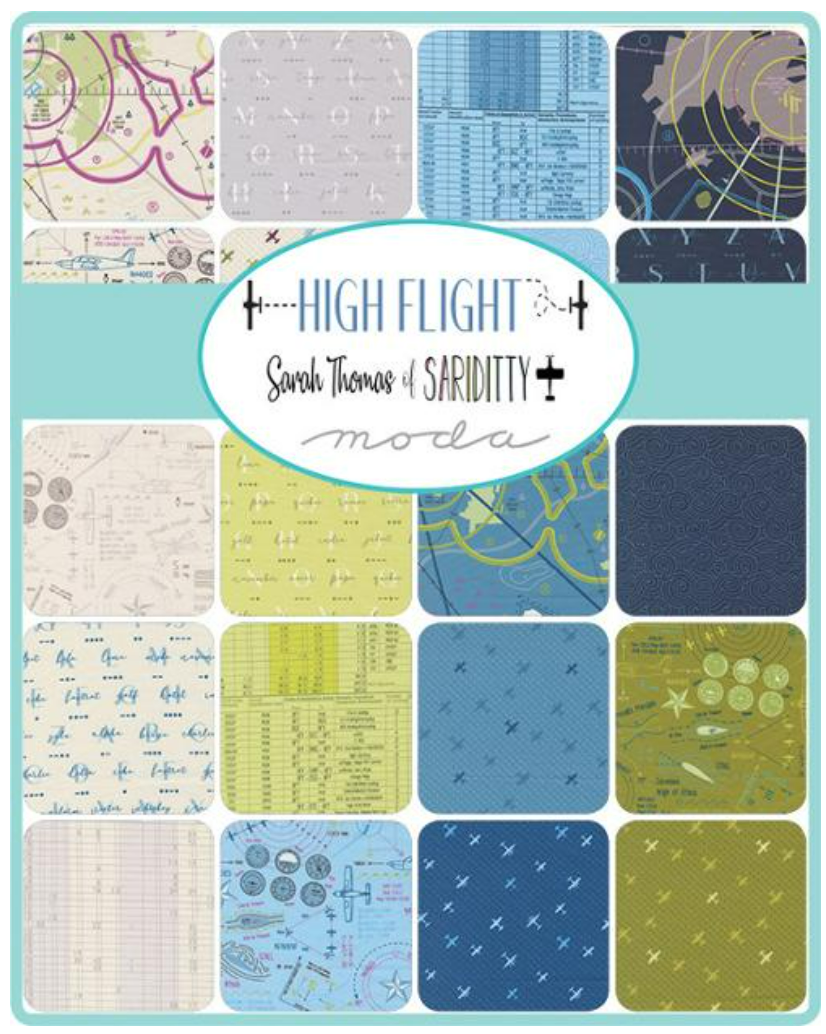 High Flight Fat Quarter Bundle by Sarah Thomas for Moda Fabrics – SewitUp
