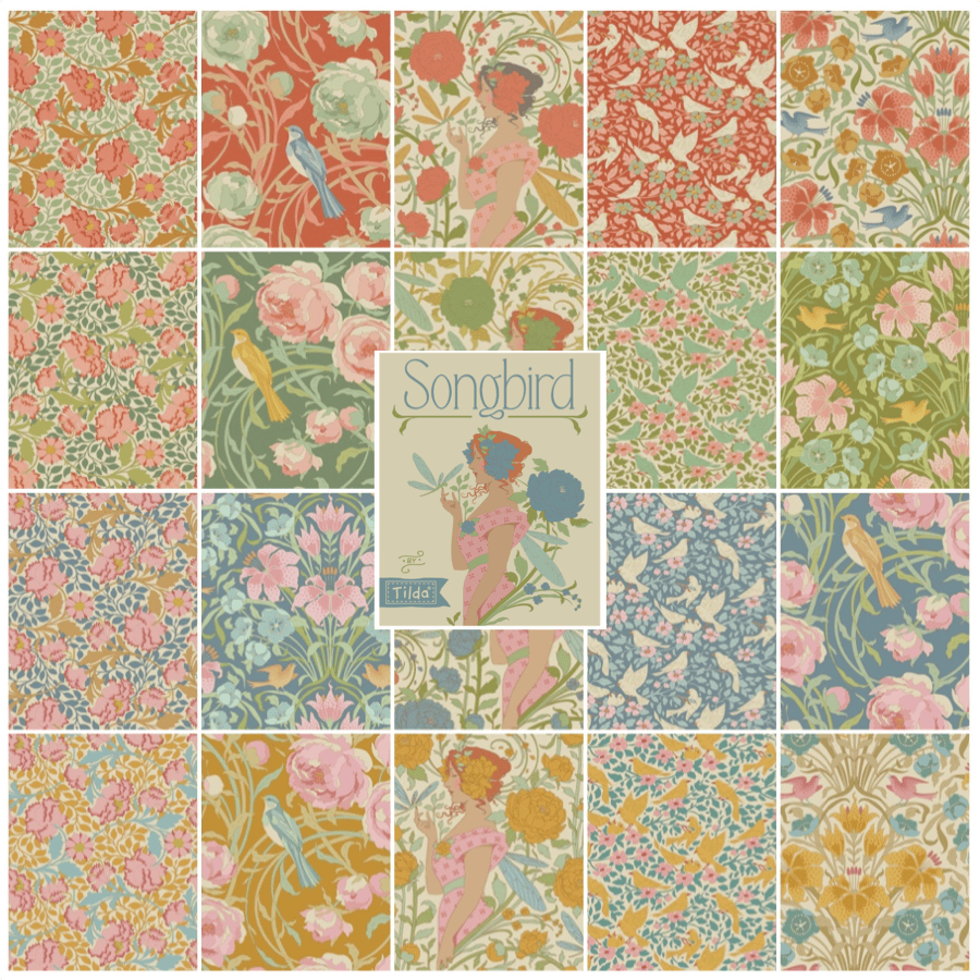 Songbird Charm Pack by Tone Finnanger for Tilda Fabrics – SewitUp