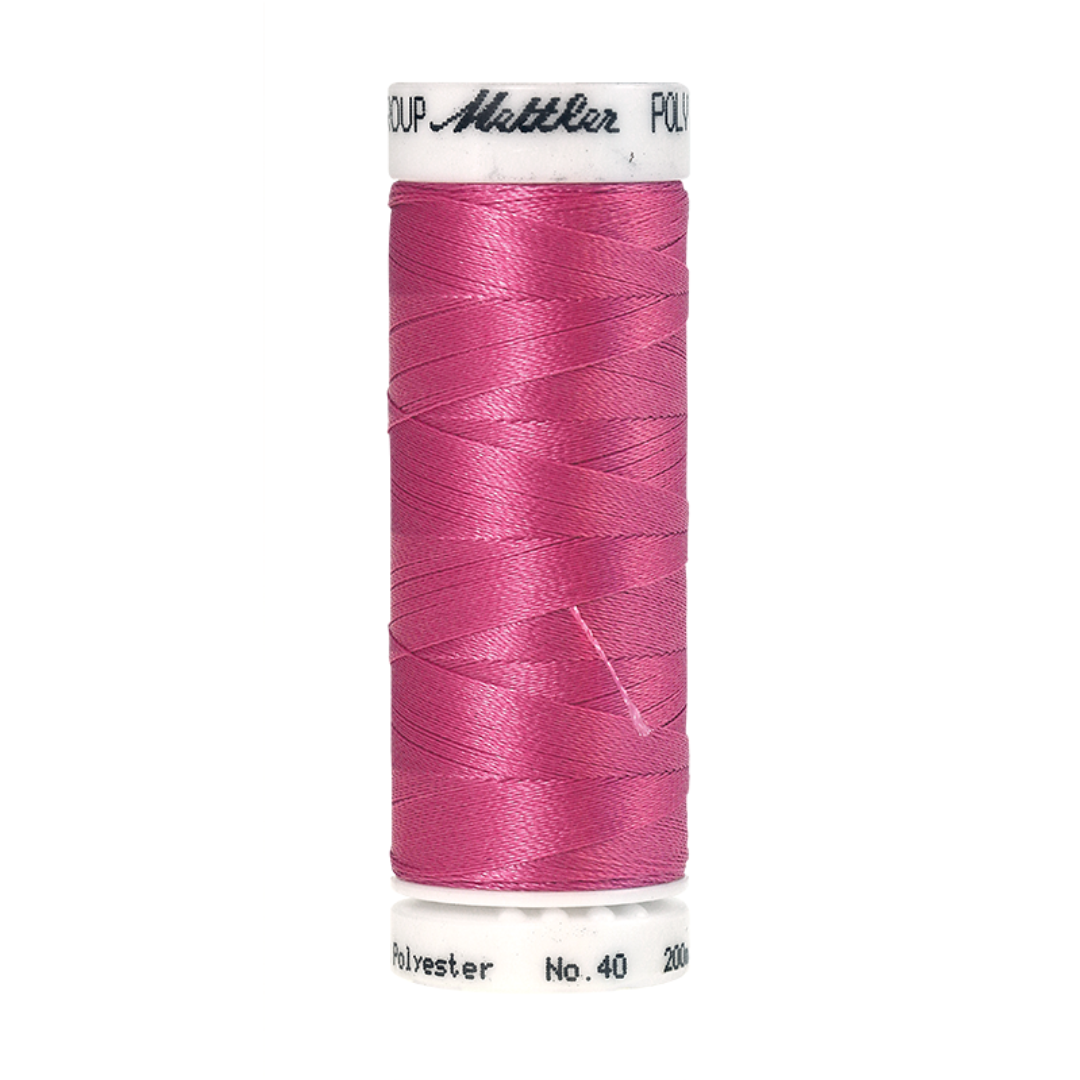 Poly Sheen 220 Yds. Embroidery Thread by Mettler in Pretty In Pink #25 ...